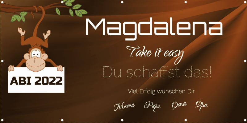 Abi-Banner - Abiposter 300x150cm zum online gestalten - Bannergröße ...