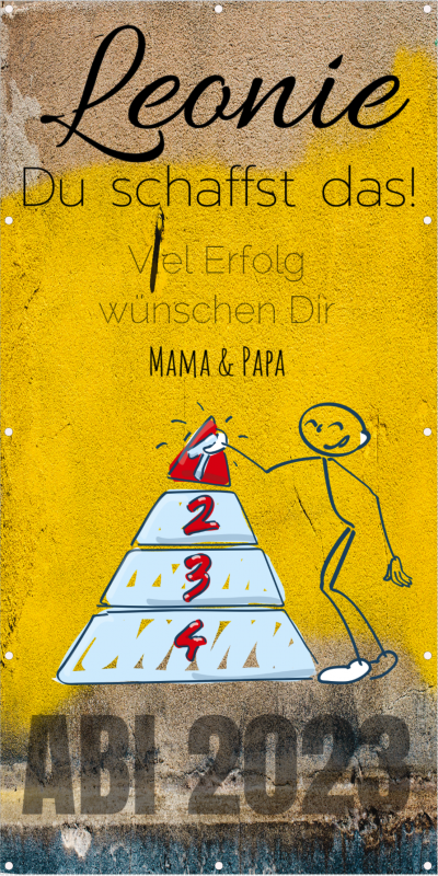 Abi-Banner | Abiposter | Abiplakate einfach schnell gestalten