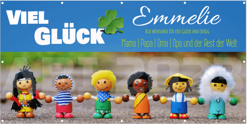 ABI Banner Vorlagen einfach schnell online gestalten